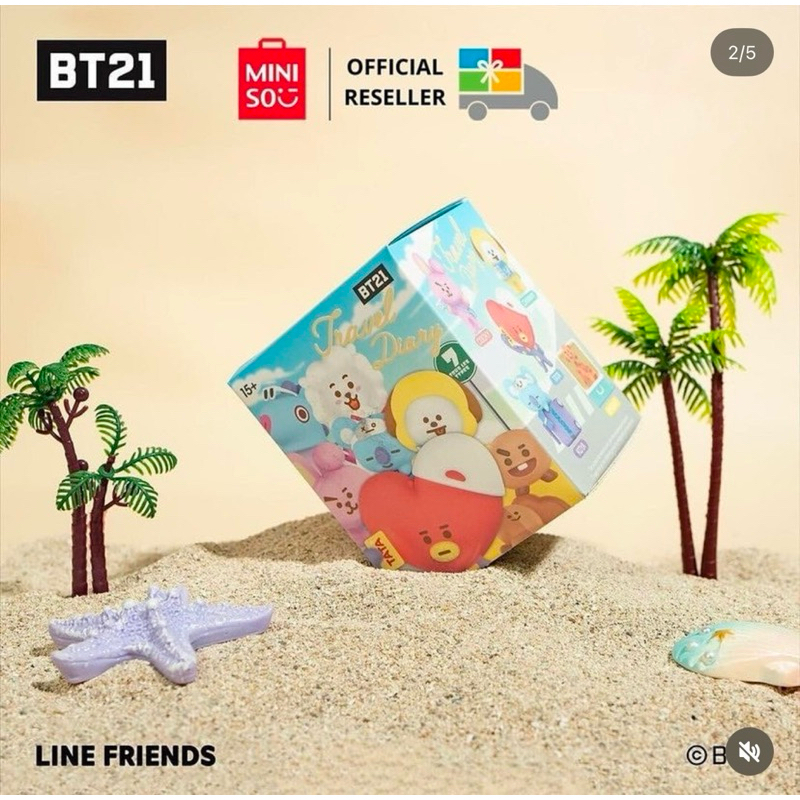 Blindbox BLIND BOX BT21 BTS GROUP - GENUINE OFFICIAL MINISO | Shopee ...
