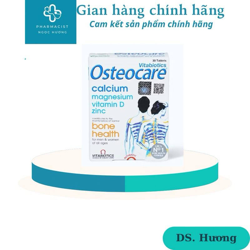 Vitabiotics OSTEOCARE Bone Strengthening Pills Supplement Calcium ...