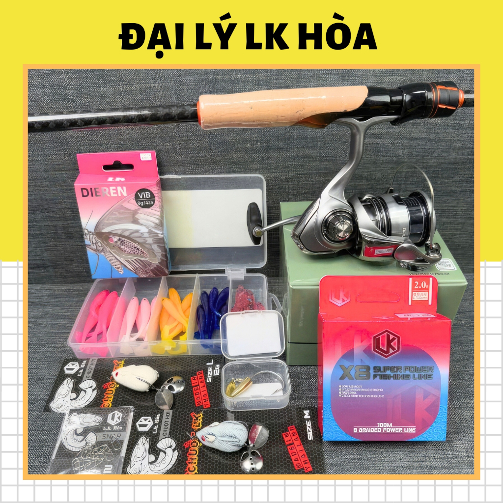 Lk Vertical Lure Fishing Combo with Shark Rod, Daiwa Exceler Reel (09 ...