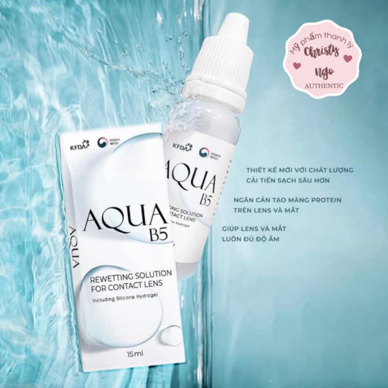 [NEW Model DATE FAR] HYDRATING EYE DROPS FOR AQUA B5 CONTACT LENSES ...