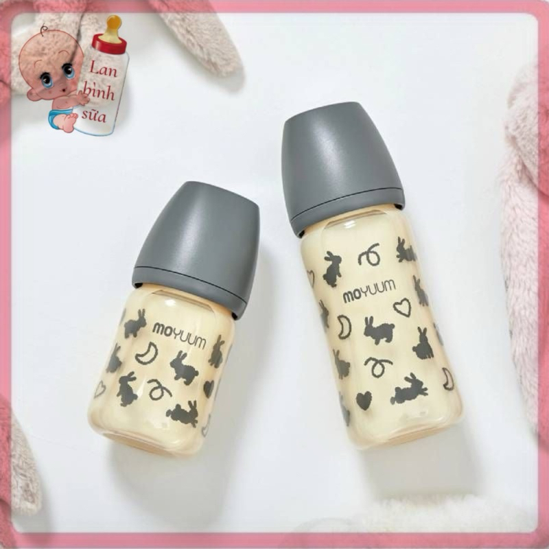 Moyuum Korean Milk Bottle - High Quality PPSU Plastic Material 170ml/270ml | Shopee Malaysia