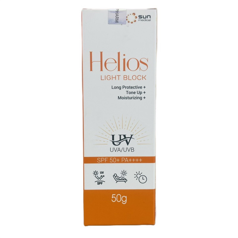 Helios light block sunscreen SPF 50+ (50gram) | Shopee Malaysia