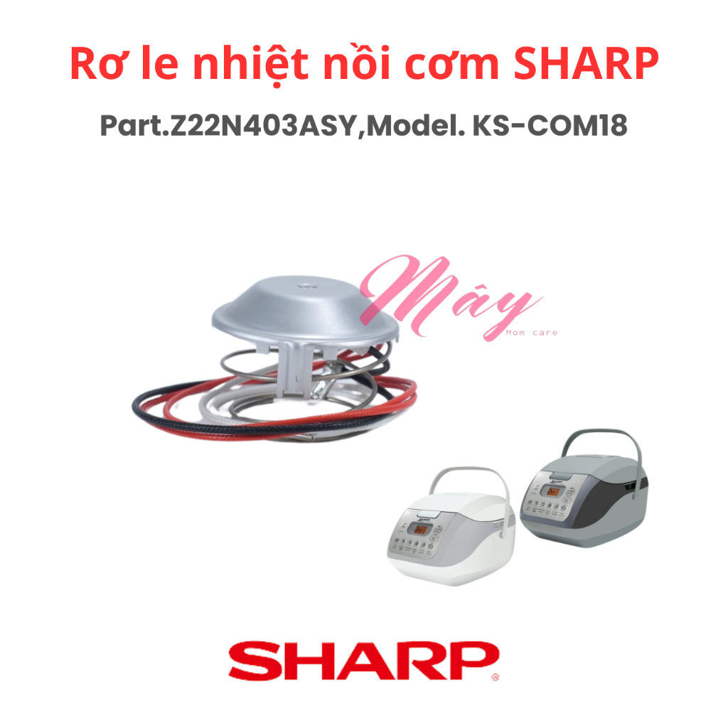 Sharp rice cooker thermal relay, replacement Model KS-COM18, genuine ...