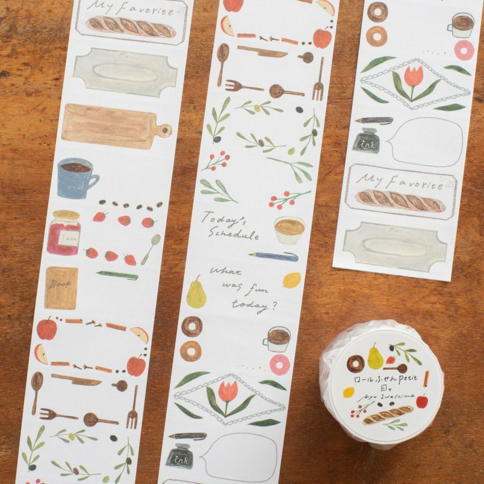 [20 sheets retail] PETITE Sticky Rolls samples (roll note paper) | Tiny ...
