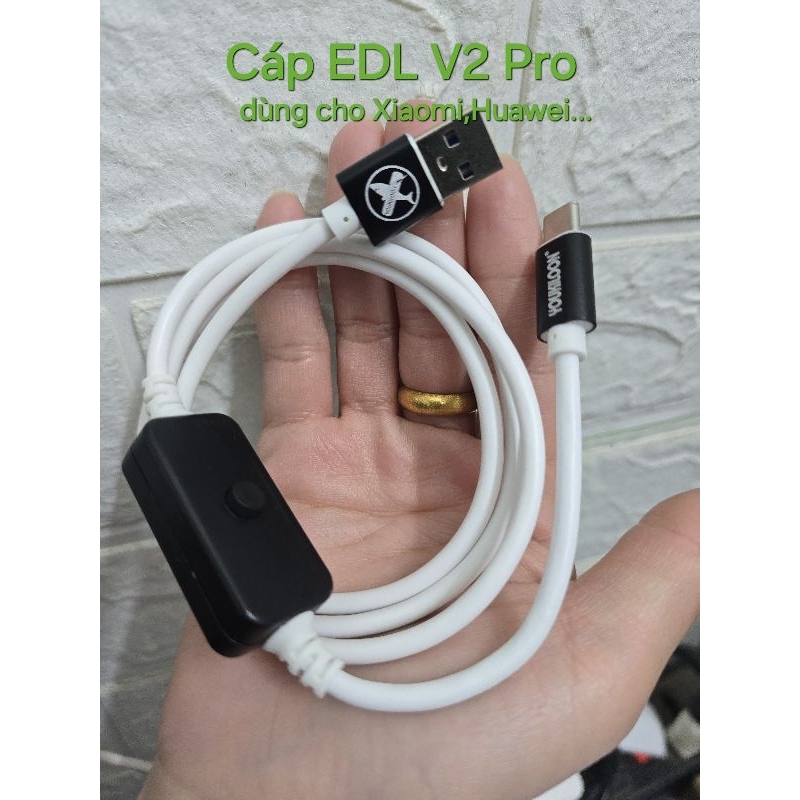 Edl V2 V2Pro cable is used to put in 9008 without removing the device ...