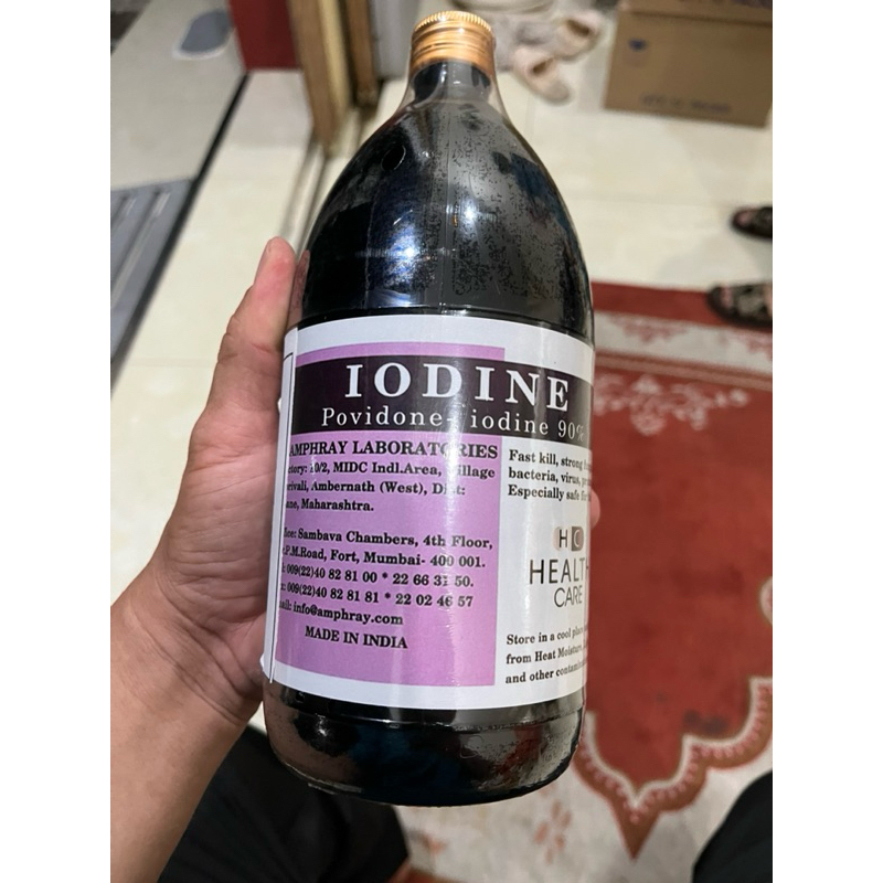 Iodine kills bacteria in red shrimp, scabies fish, cleans bacteria in ...