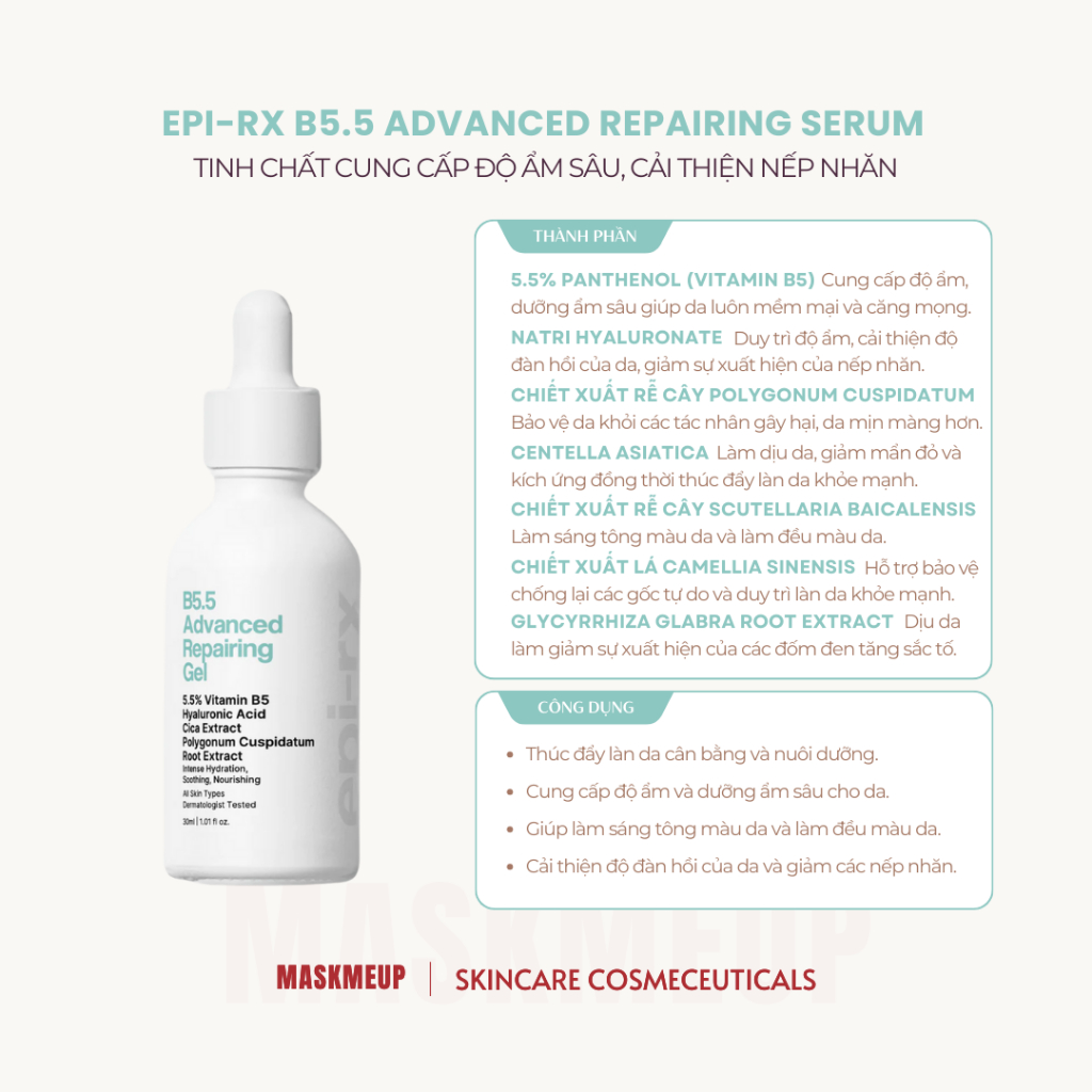 Epi-rx B5.5 Advanced Repairing Gel 30ml | Shopee Malaysia