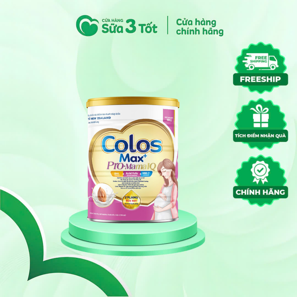 Colos Max + Pro Mama Iq Powdered Milk (Pregnant and Breastfeeding Women ...