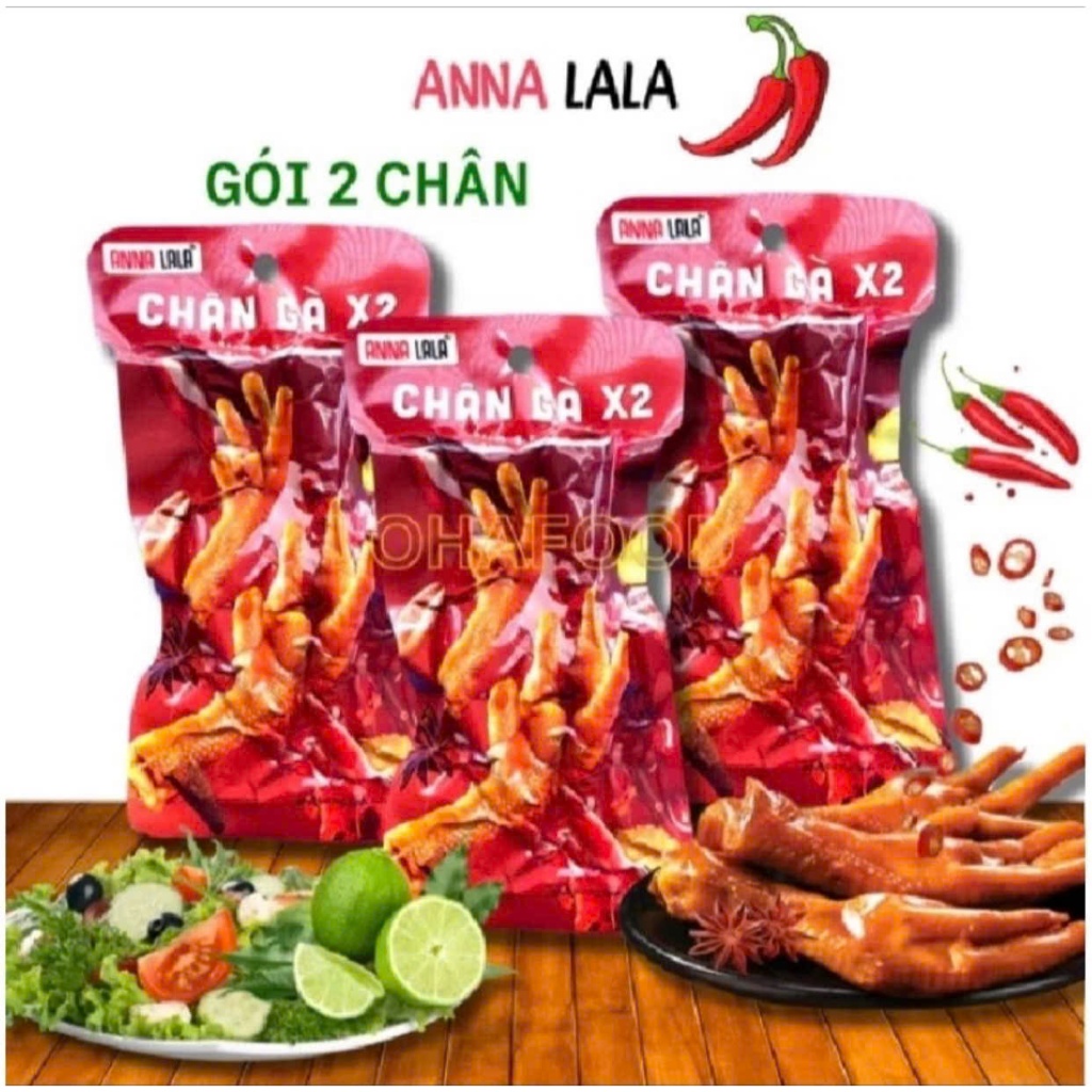 (combo 1 bag) 20 packs of chicken feet x2 double anna lala Vietnamese product 70g | Shopee Malaysia
