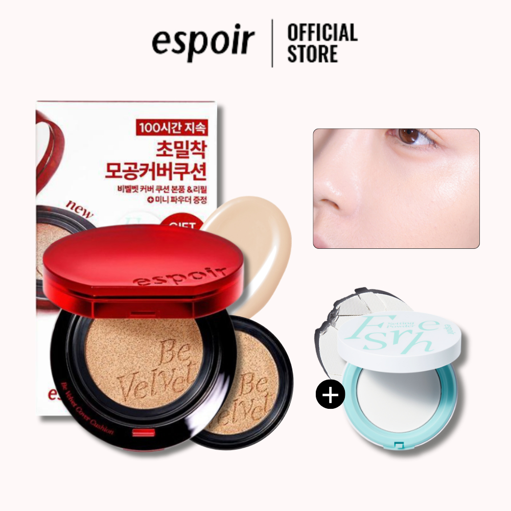 Espoir Be Velvet Cover Cushion 2025 SPF34 PA++ 13gr (Free Refill Core ...