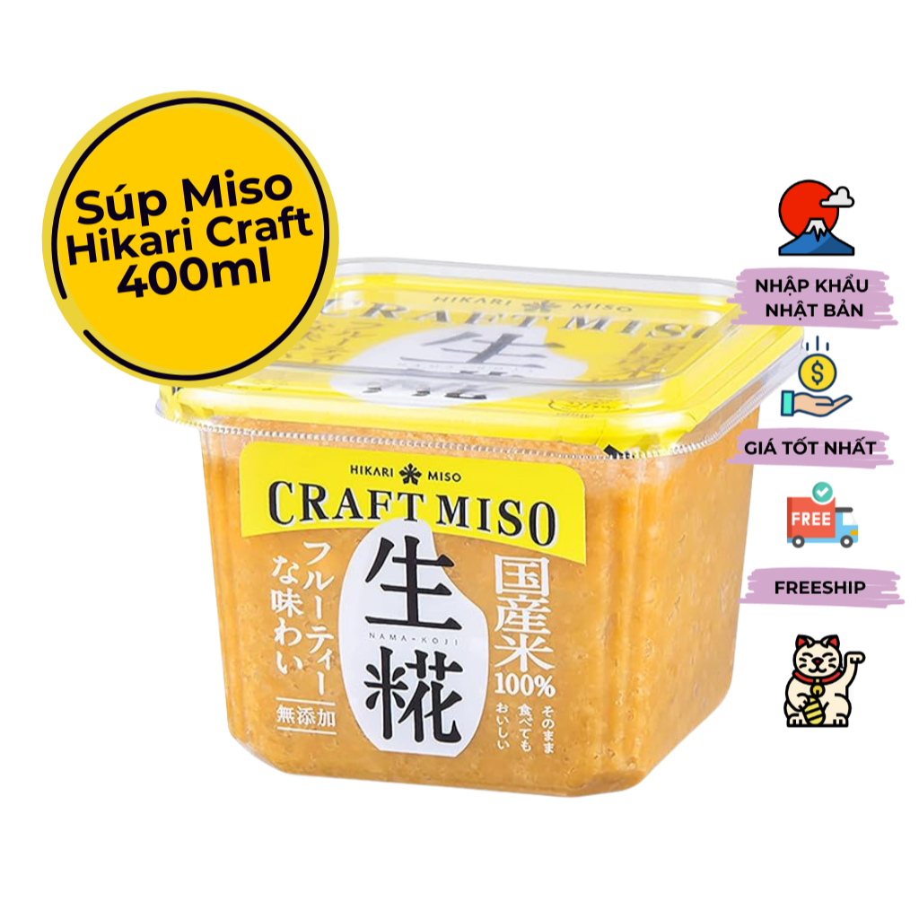Hikari Craft Miso Nama-Koji Miso Sauce, officially imported from Japan ...