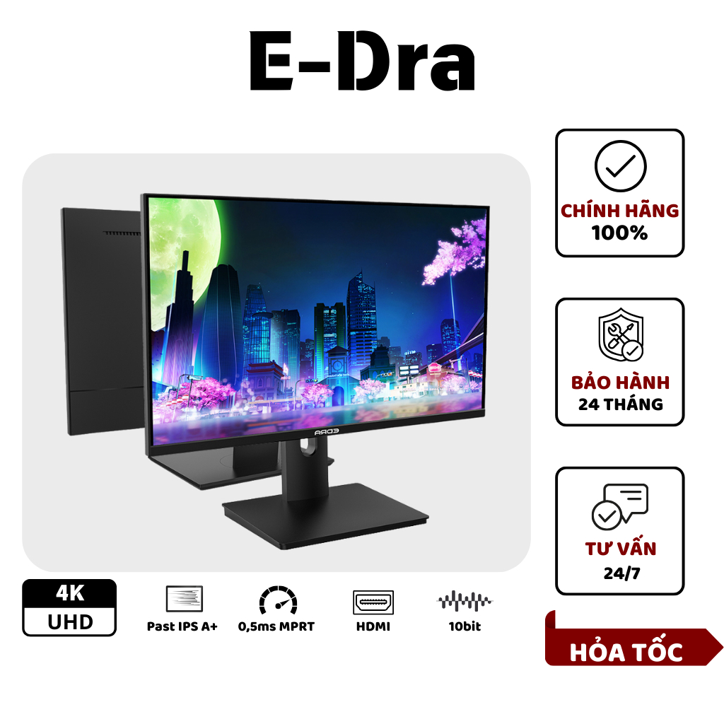 Edra EGM27U60P Monitor, 27inch 60Hz A+ IPS Panel / Specialized in ...