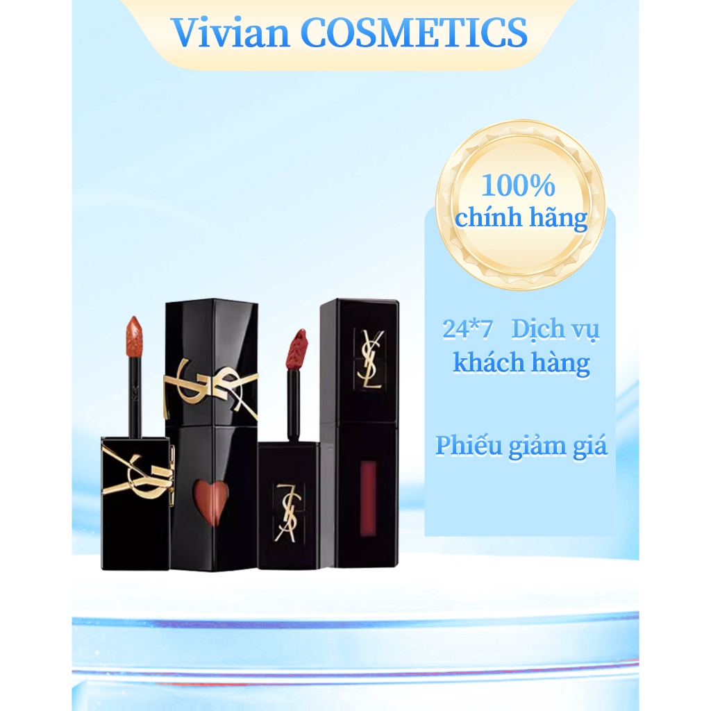 YSL Vinyl Cream Lip Stain 416 440 610 620 621 622 5.5mL Vivian Store ...