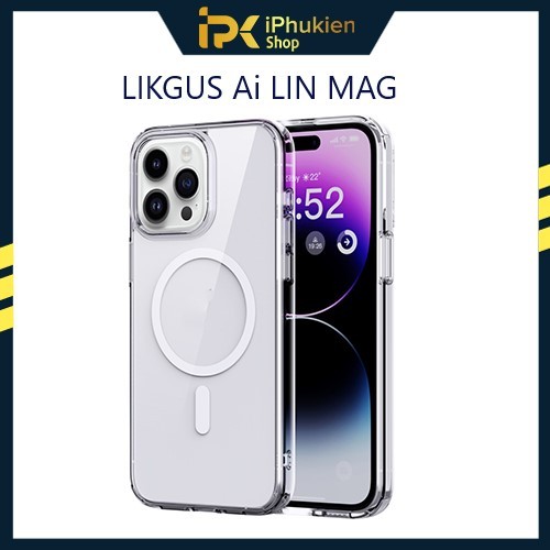 Case [WITH CAMERA CONTROL BUTTON] LIKGUS Ai LIN MAG transparent ...
