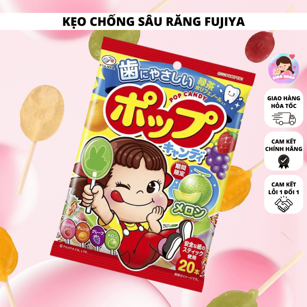 [HSD 9/2025] Fujiya fruit lollipop Anti-cavity for babies Domestic ...