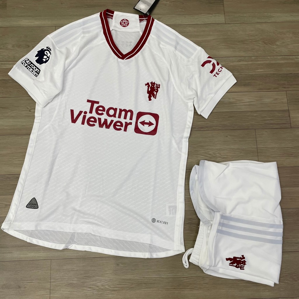 Premium Thai FEX white MU football kit 2024 - FLG EPL | Shopee Malaysia
