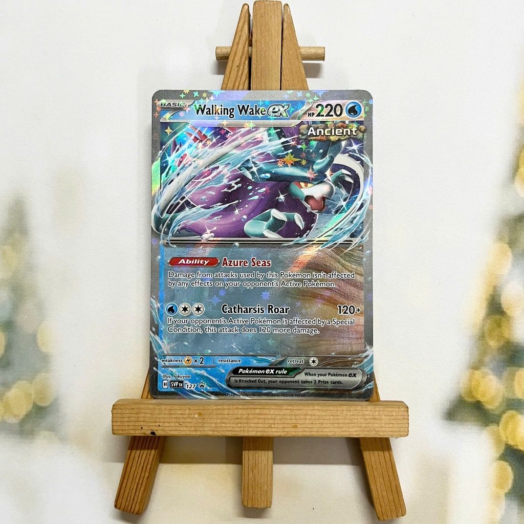 Pokemon Walking Wake ex SVP127 picture card - Genuine English Scarlet ...