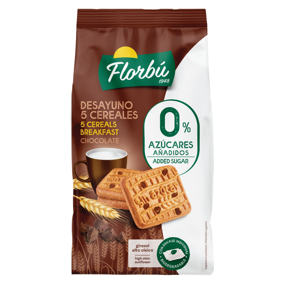 Florbu 5 TYPES OF CEREAL CHOCOLA DIET BISCUITS 340G | Shopee Malaysia