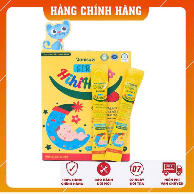 [ Genuine ] Box of 30 Delicious Food Syrup Hihihaha Danisuzi Huyen Phi ...