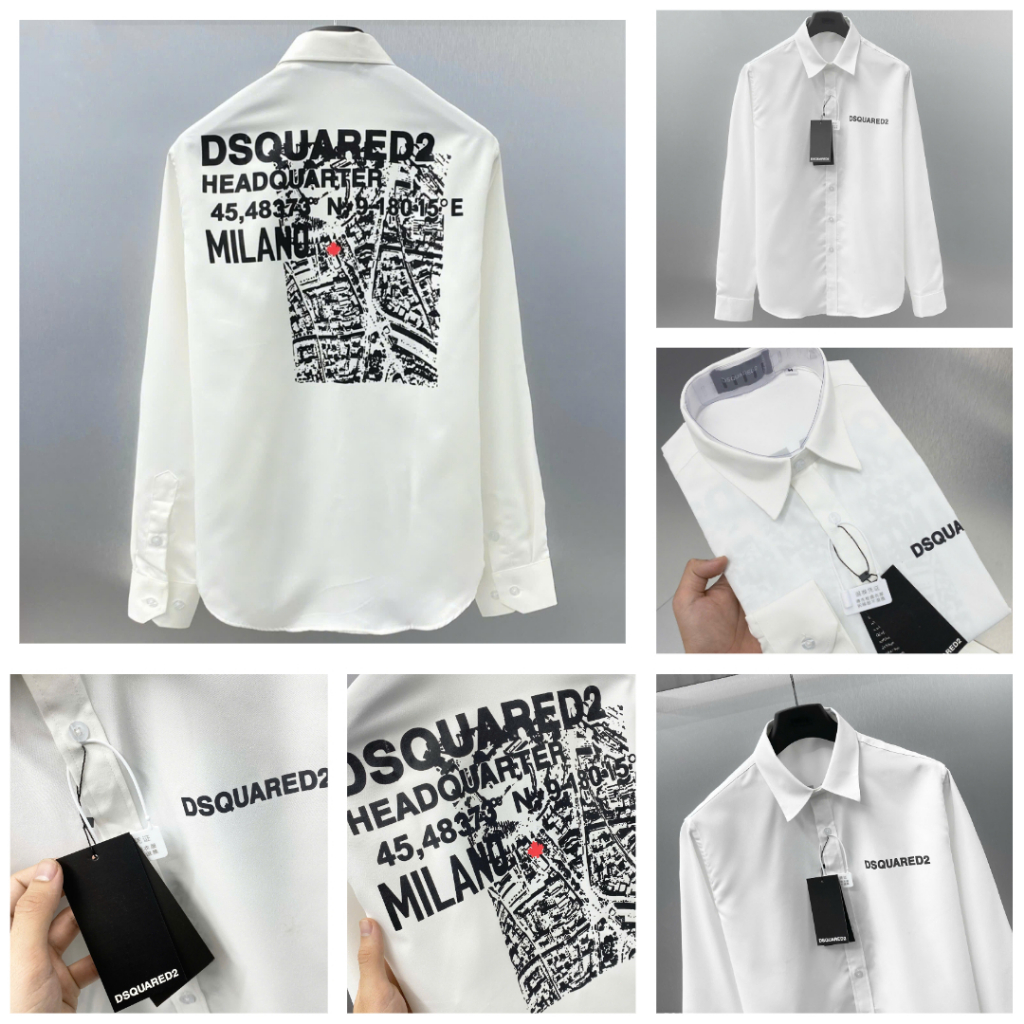 Dsquared2 Shirt with Extremely Sharp Patterns for Men and Women Hot Hit ...