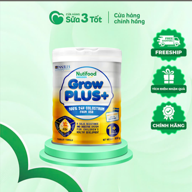 Nutifood Grow Plus+ Swedish Milk Powder for Children from 1 Year Old ...