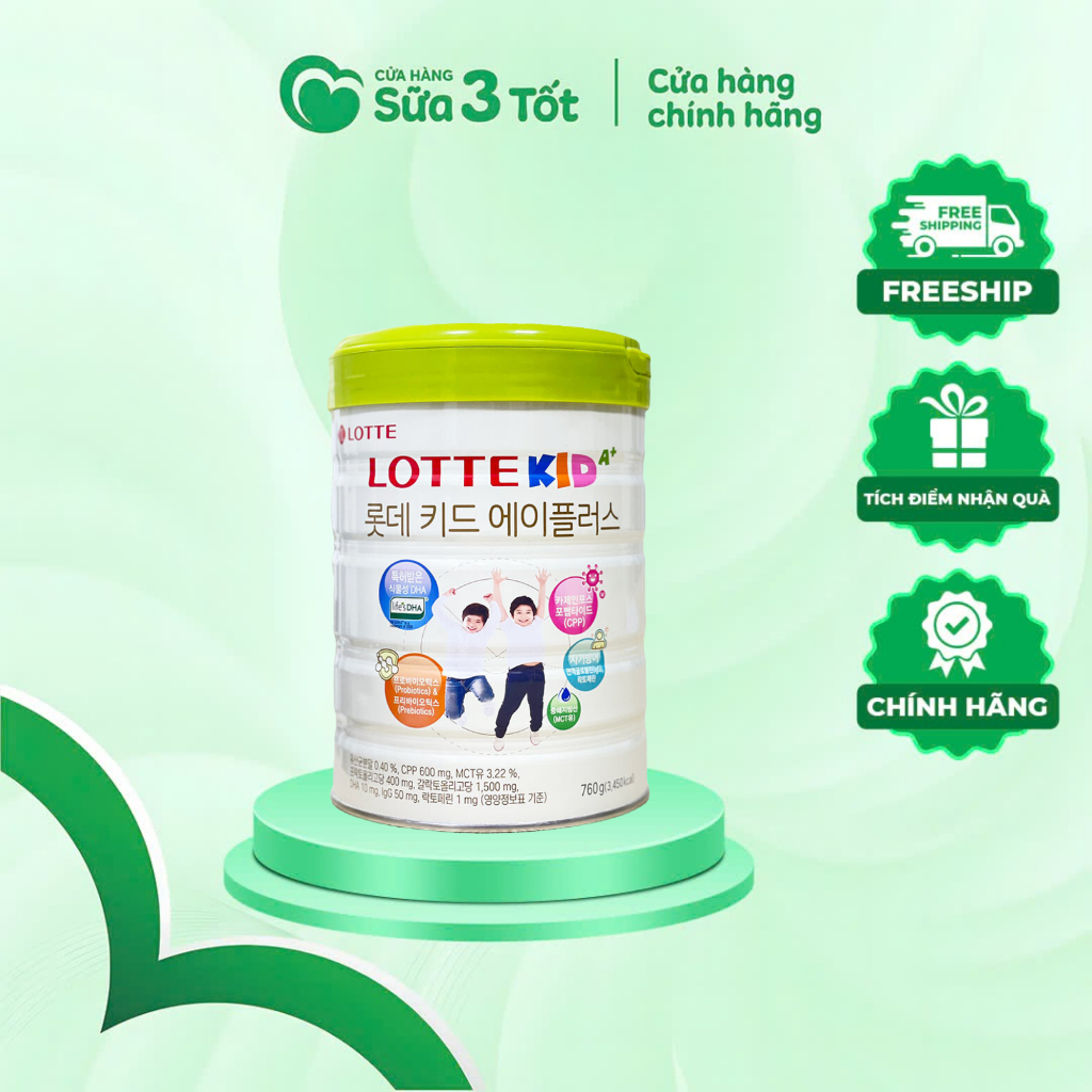 Lottle Kid A+ Korean Milk Powder Vanilla Flavor Helps Your Baby Grow ...