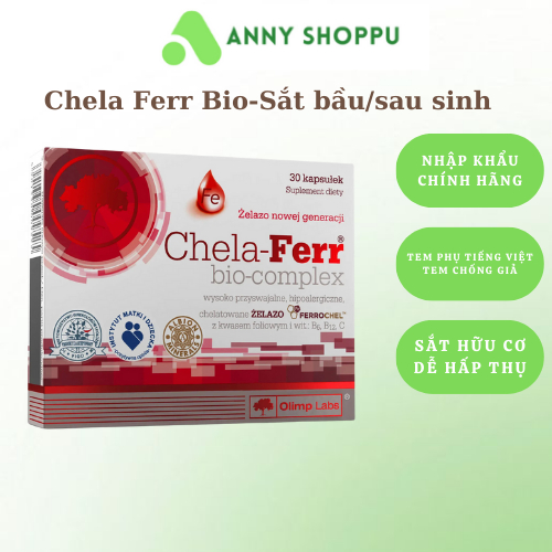 Chela Ferr Bio Complex - Iron for pregnant and postpartum mothers ...