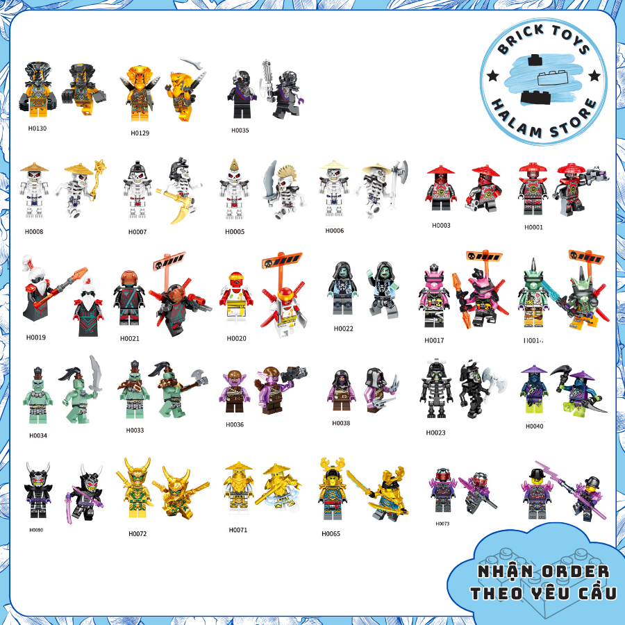 [VERY Beautiful] Ninjago minifigures assembly toy Unagami villain model ...