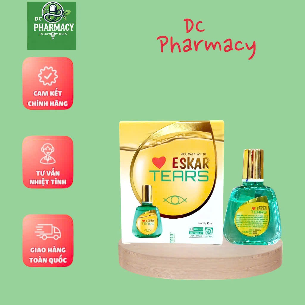 Eskar Tears artificial Tears - Helps brighten eyes, restores eye ...