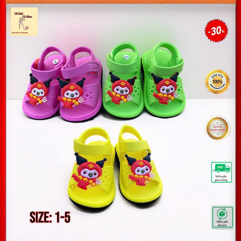 Ken01: KUROMI foam walking slippers for boys and girls, comfortable and ...