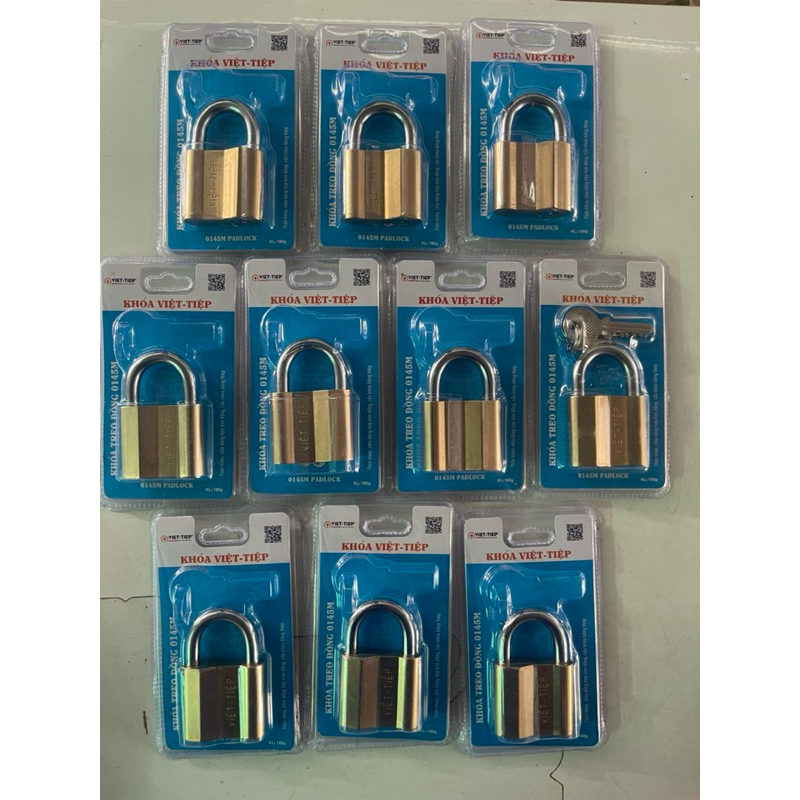 (Genuine Locks) Set of 10 Vietnamese Czech Locks Used with 1 key (0145M ...