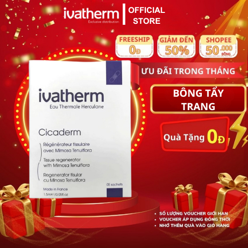 Cicaderm Ivatherm Skin Repair Cream Helps Heal Damage, Prevents Scar ...