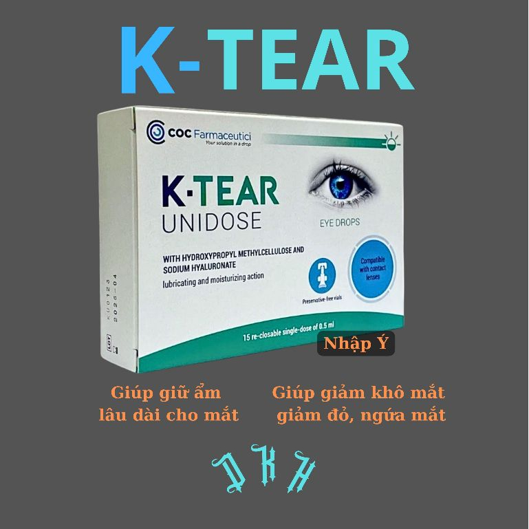 K-tear Unidose - Preservative-free shrimp eye drops - Helps reduce dry ...