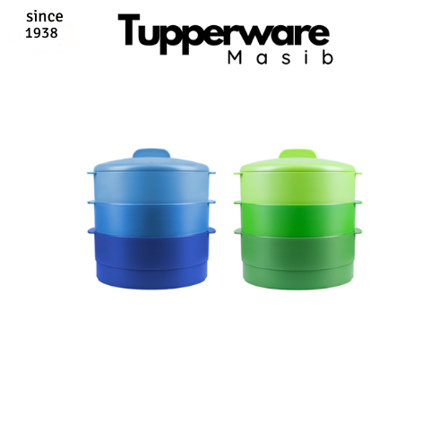 Tupperware Steam It 3-Tier Steamer - 2 Color Options - Virgin Plastic ...