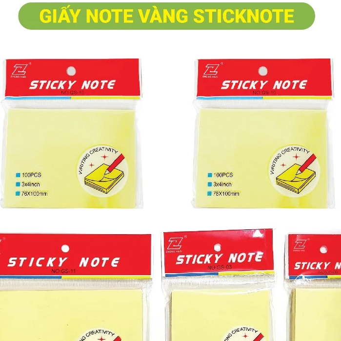 Kami Yellow Note Paper Many Sizes 3x2/3x3/3x4 | Shopee Malaysia