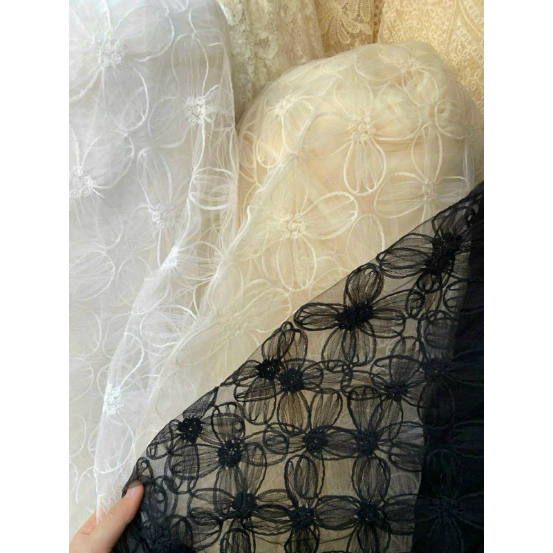 Embossed floral lace (4 colors) | Shopee Malaysia