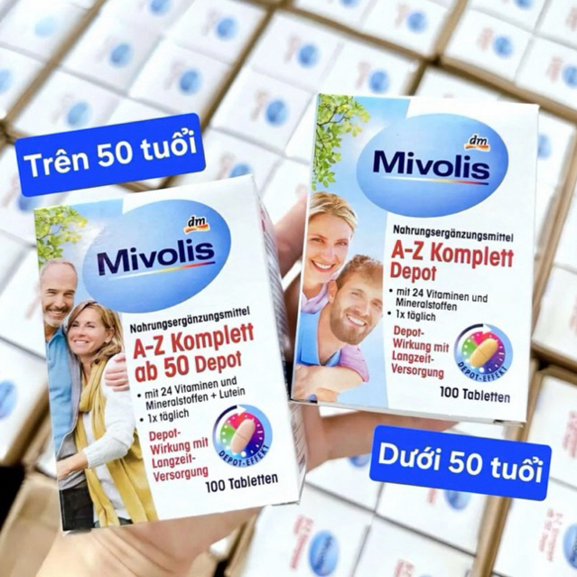 (Domestic German product) Mivolis AZ Depot multivitamin 100 tablets ...