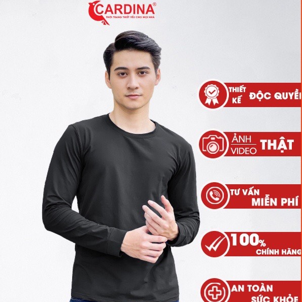 Cardina Heattech Japanese men's thermal shirt, 4-way stretch cotton ...