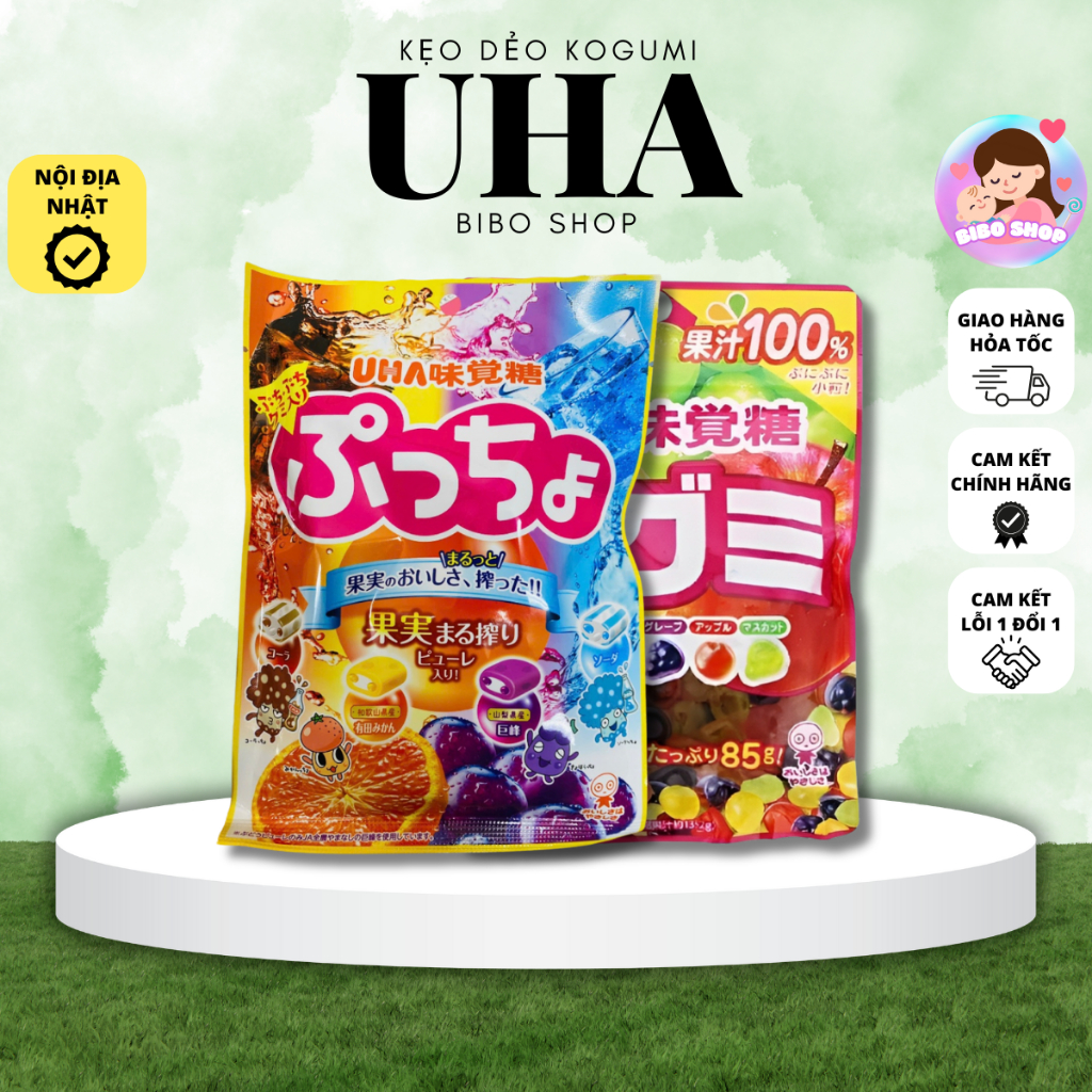 [Date 6/2025] UHA Kogumi mixed fruit flavor marshmallows - 85g | Shopee Malaysia