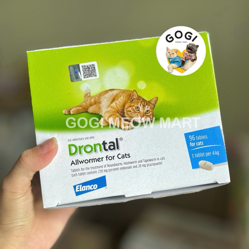 Drontal chewable tablets to support digestion for cats - GogiMeowMart ...