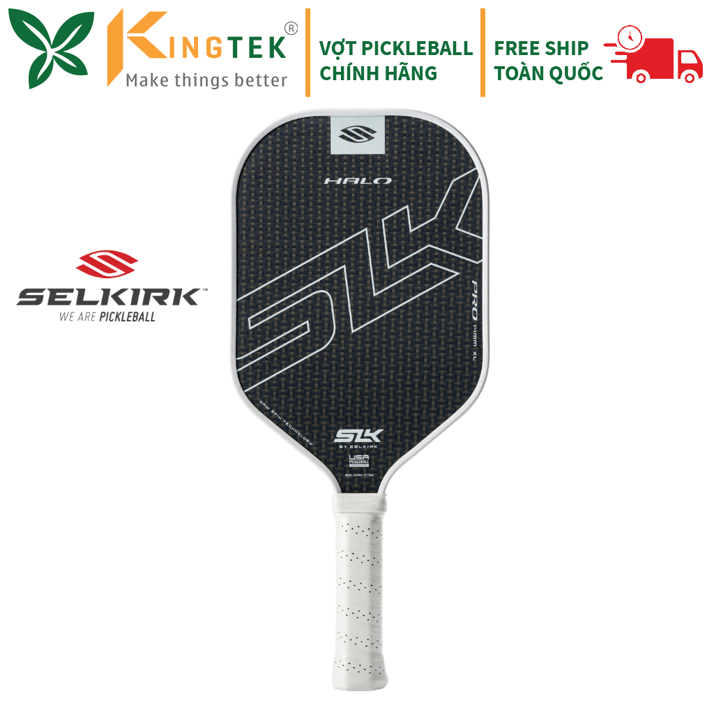 Genuine SELKIRK Sport SLK Halo Pro XL 14mm Pickleball Racket | Shopee ...