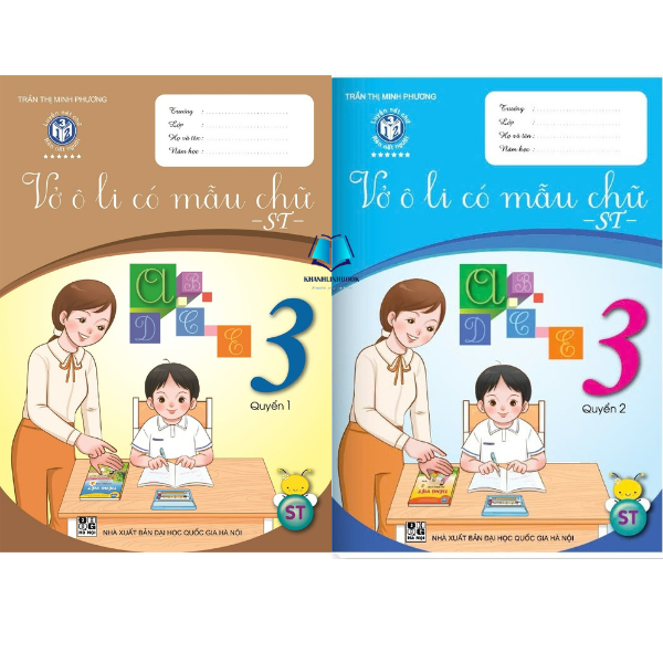 Notebook set with letter patterns for grade 3 - Creativity (2 books ...