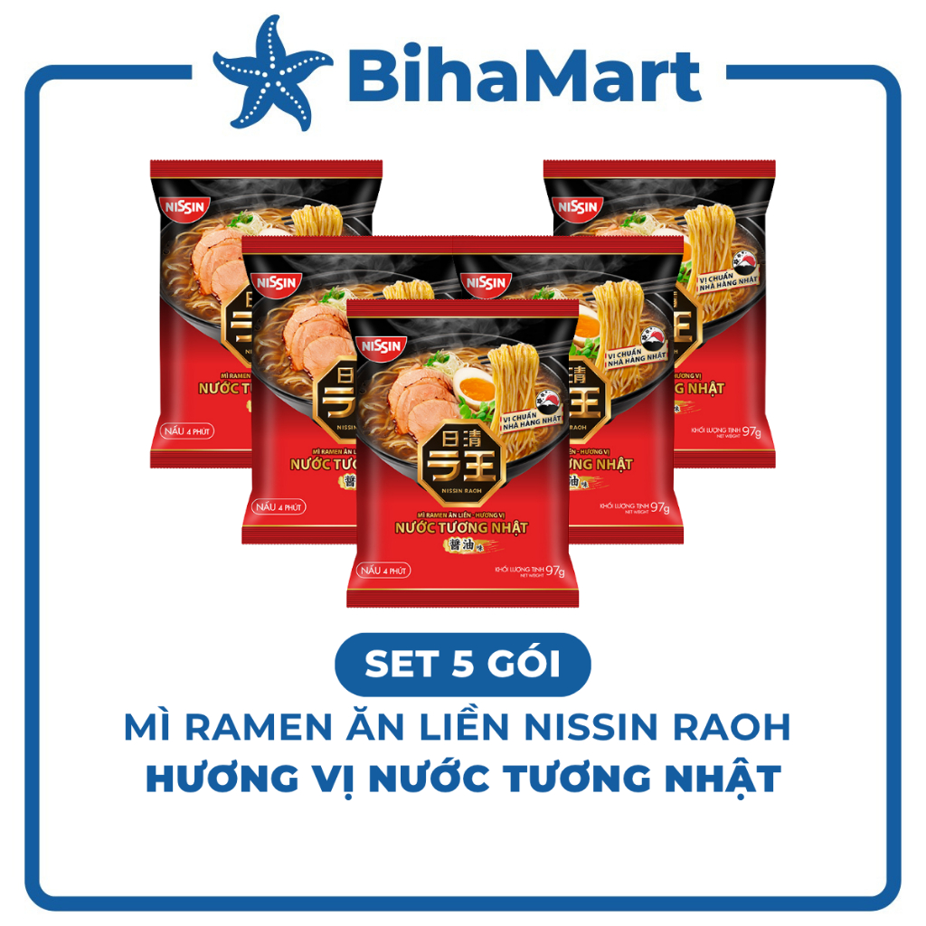 [COMBO 5 PACK] - Nissin - Nissin Raoh Ramen Instant Noodles with Japanese Soy Sauce Flavor ...