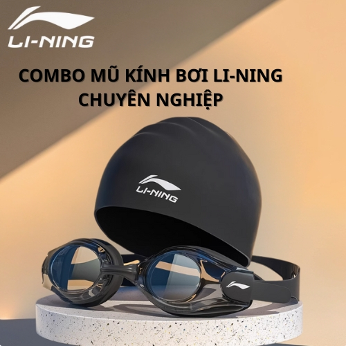 LI-NING swimming goggles cap Combo, helps better swimming experience ...