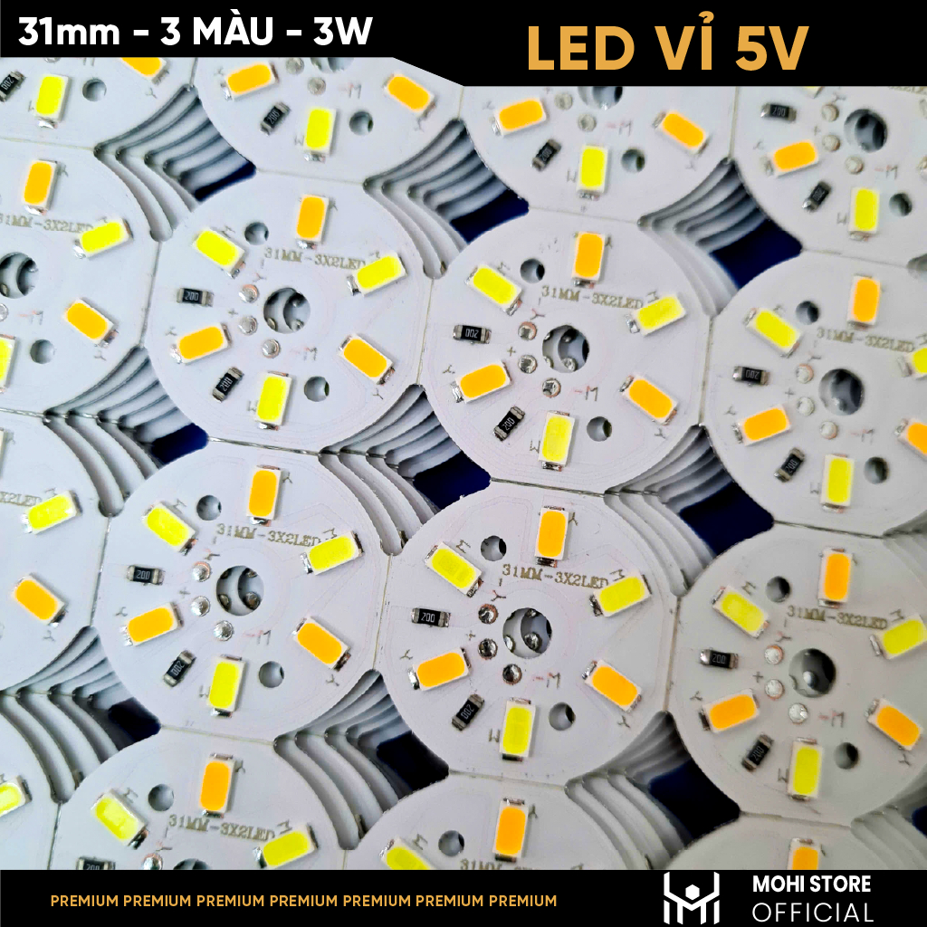 5v round LED blister light - 3 Colors 31mm used to replace decorative ...