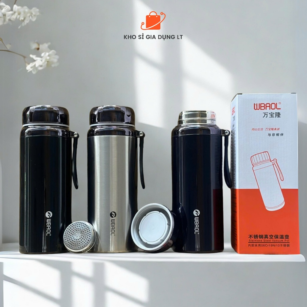 (Free cloth bag) Hot and cold thermos bottle 1000-1200-1500ml L7 high ...