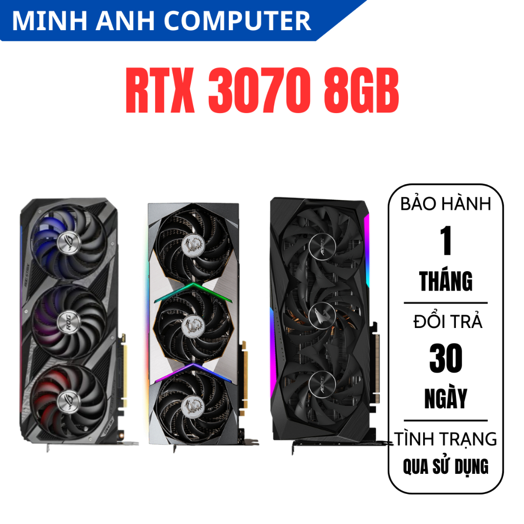 VGA Video Card RTX 3070 8GB GDDR6 MSI/ASUS/GIGABYTE/GALAX | Shopee Malaysia