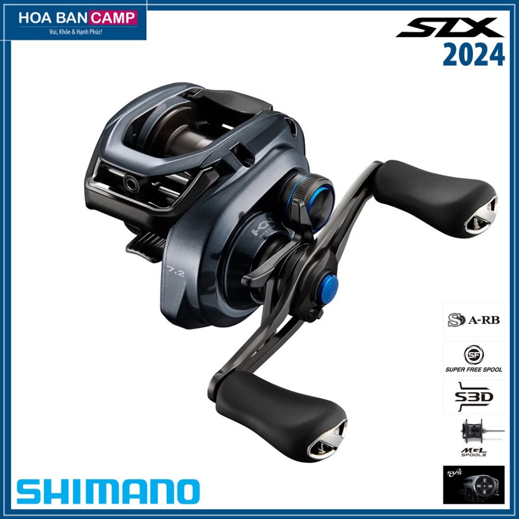 Shimano SLX Horizontal Fishing Reel | 2024 HAGANE Body, POOL MAGNUM III ...