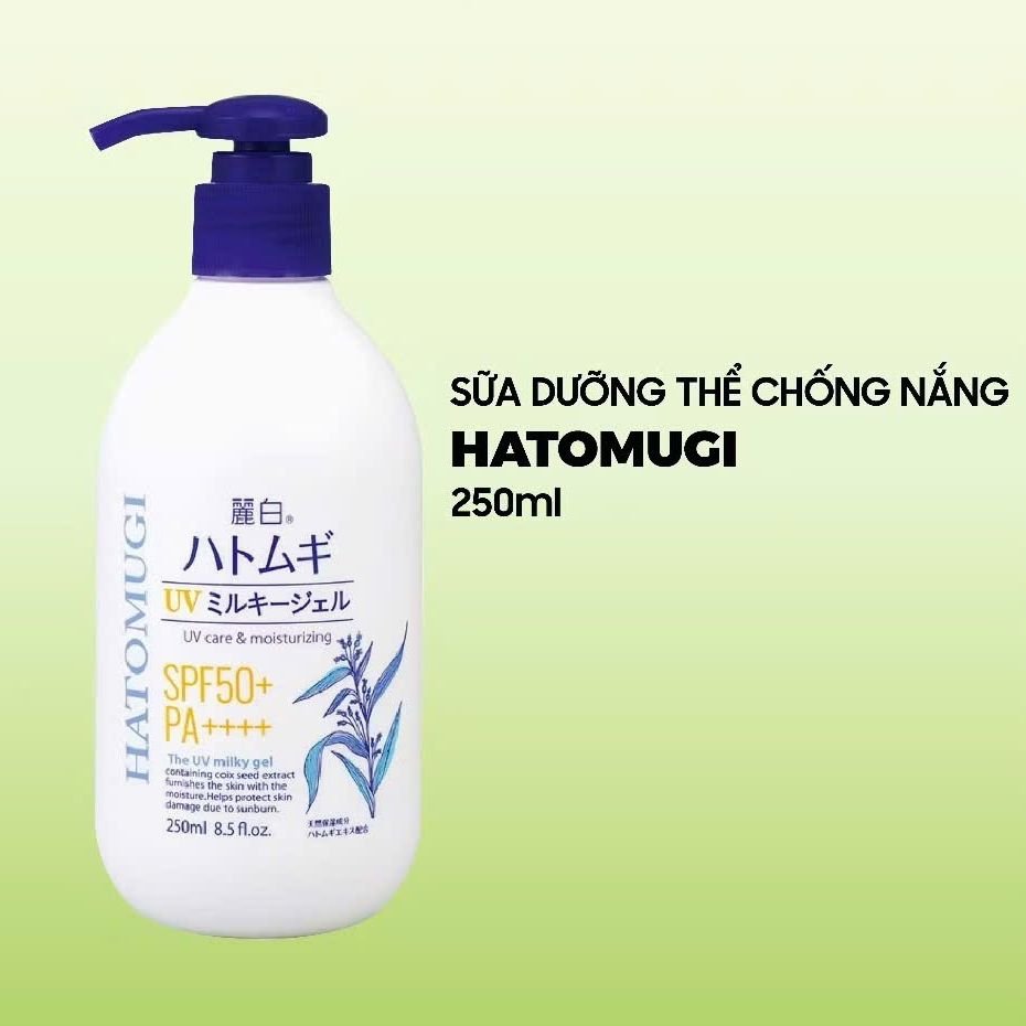 Hatomugi Body Lotion SPF 50+ PA++++ UV Milky Gel Moisturizing and ...