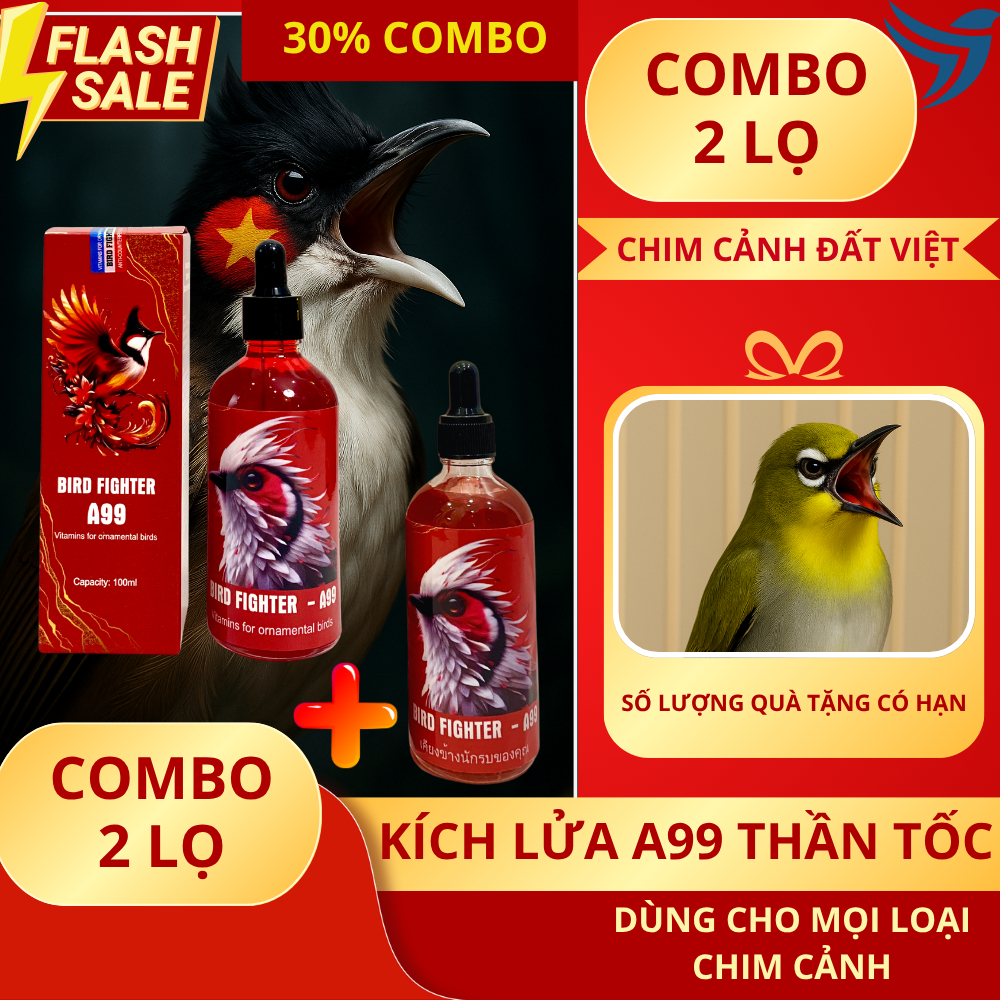 COMBO 2 Bottles of BirdFighter A99 Fire Starter - For all types of ...